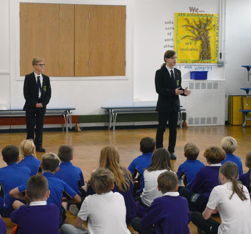 School Government Visit Local Primary School - Healing Academy