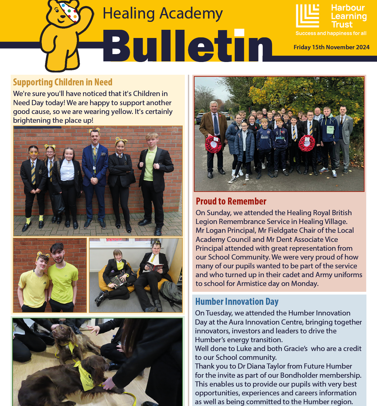 Weekly Bulletin - Healing Academy