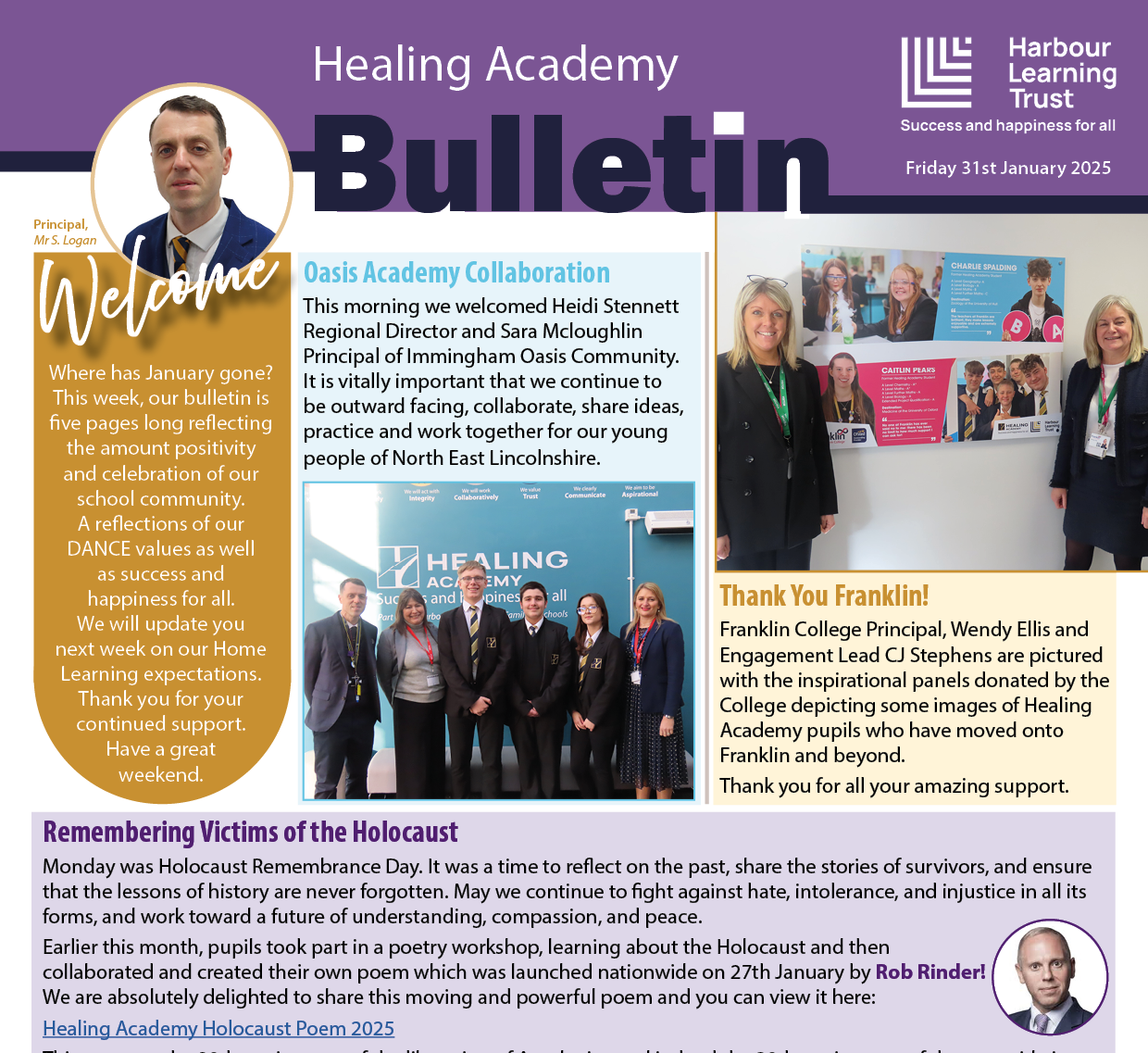 Weekly Bulletin - Healing Academy